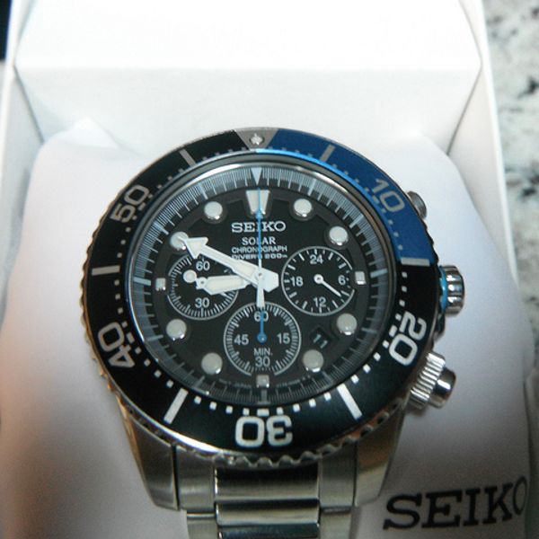 FS: Seiko SSC017 Solar Chronograph Diver | WatchCharts Marketplace