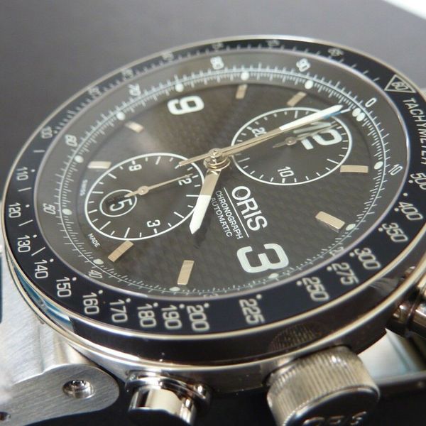 Oris Williams F1 team chronograph automatic men's 45mm watch 673 7563 ...