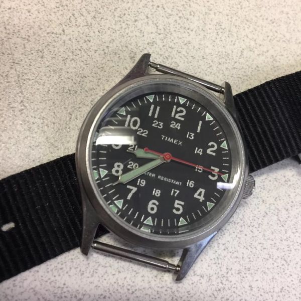 FS J Crew Timex circa 2008 military style 24 hour watch | WatchCharts ...
