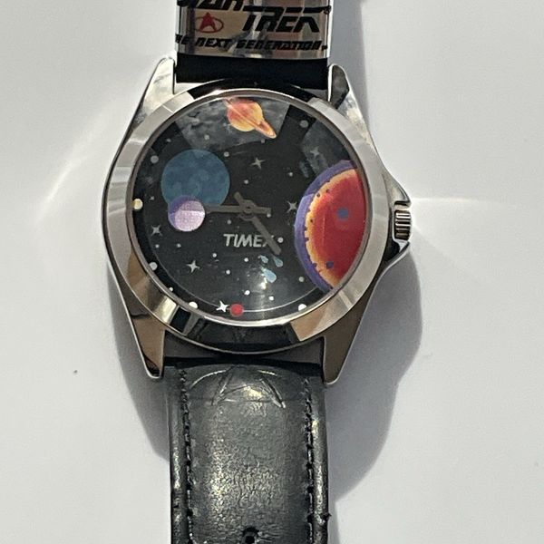 Vintage 1994 Rare Timex Star Trek Planets Wrist Watch | WatchCharts ...