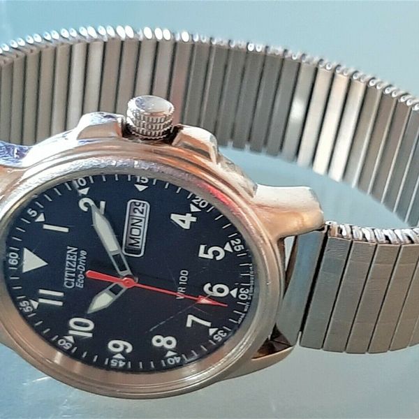 Vintage Citizen Eco Drive Men's Stainless Watch WR100, with expandable ...