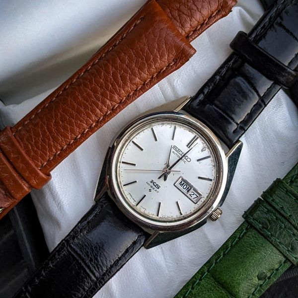 [wts] king seiko KS ???? 5626-7111 1970's vintage hi beat 28,800 bph with 2 extra straps ⚠️ ...