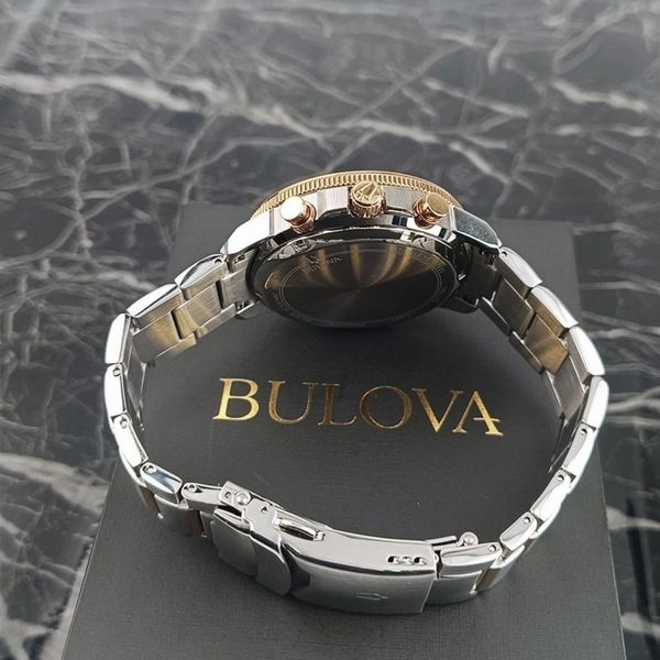 Bulova Marine Star Series C 98B301 Blue Dial Quartz Men's Chronograph ...