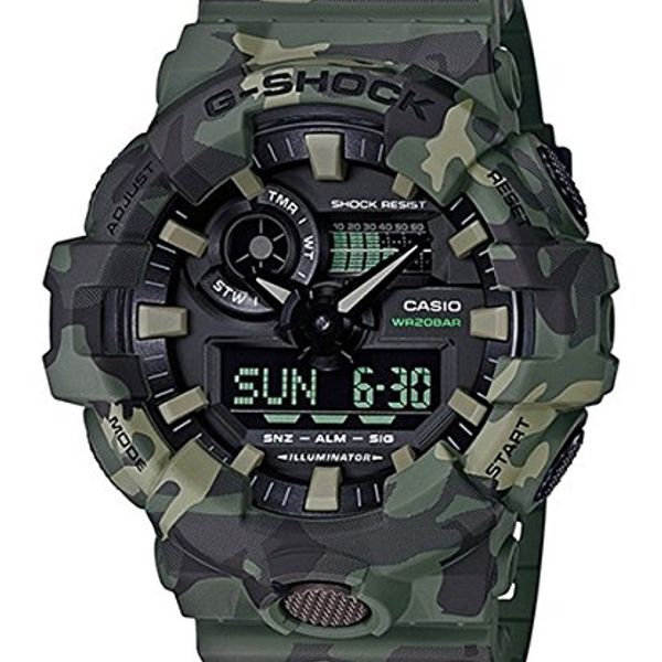 CASIO (Casio) watch G-SHOCK (G shock) camouflage GA-700CM-3A men's ...