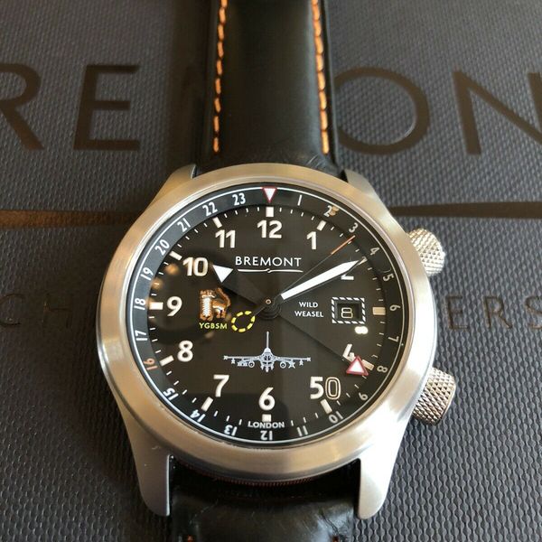 Bremont MBIII Military Special Projects F-16 WILD WEASEL Orange Barrel ...