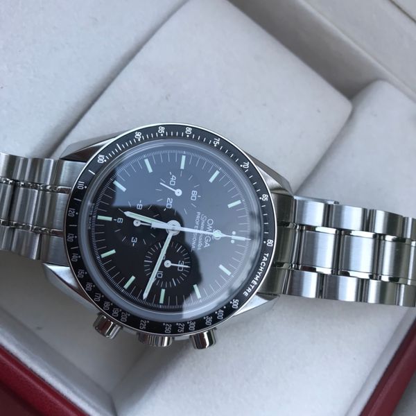 Omega Speedmaster Sapphire Sandwich - AD Complete/NM - $3200 Shipped ...