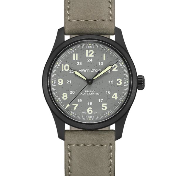 Hamilton Khaki Field Titanium Auto 38 (H70215880) Market Price ...