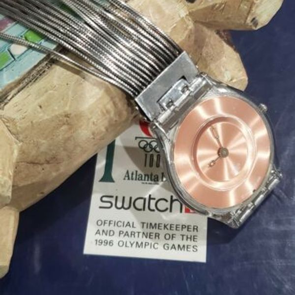 Rare Skin Swatch Watch Meshstream with Sterling silver band ...