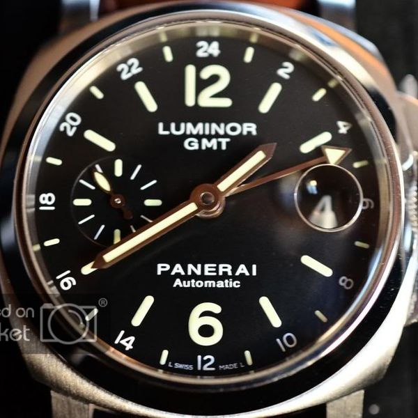 FS: Officine Panerai (PAM) 244 K Luminor GMT 40mm - VG Complete ...
