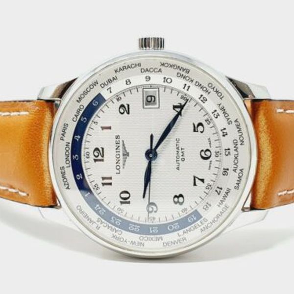 Longines Master Collection Automatic GMT World Timer L2.631.4 - 38.5mm ...