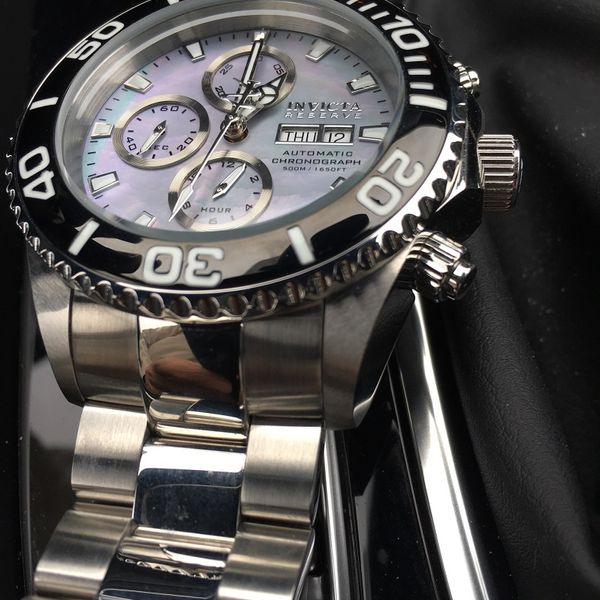 SOLD"""""Invicta Reserve 47mm Pro Diver Swiss Valjoux 7750 Automatic SS ...