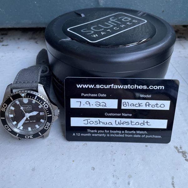 [WTS] Scurfa D1 Black Proto Dial. | WatchCharts