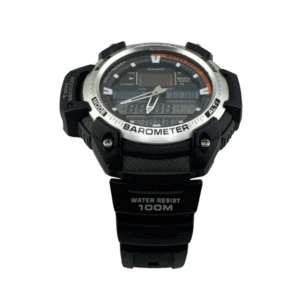 Casio SGW-400H Twin Sensor Altimeter Barometer Thermometer Digital Watch Black | WatchCharts ...