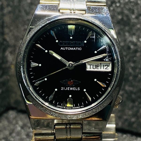 Vintage Citizen Day And Date Automatic Movement Japan Made Men's Wrist ...