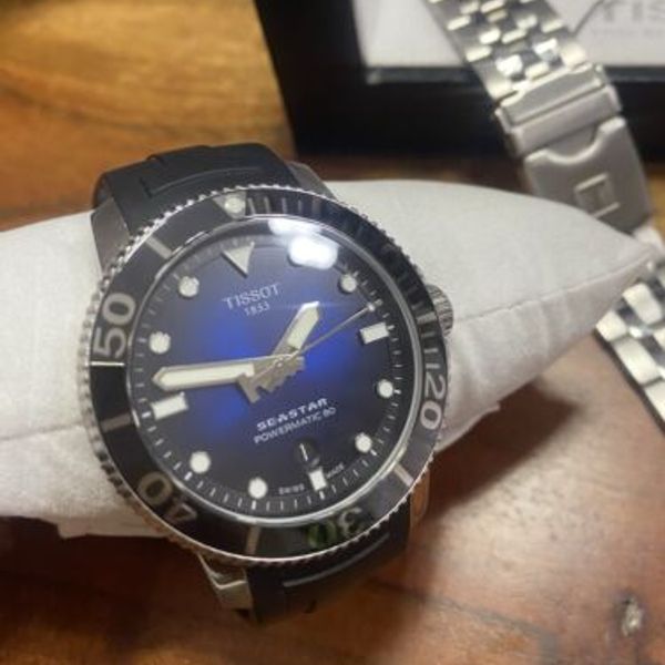 Orologio Tissot Seastar 300 Powermatic80 Full Set, Bracciale, Cinturino ...