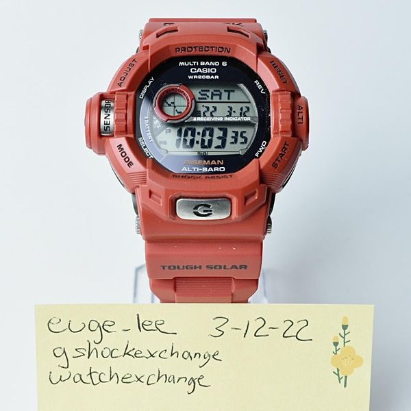 [WTS] G-Shock GW-9200J Riseman - JDM edition with solar and MultiBand 6 with genuine GW-9200RDJ ...
