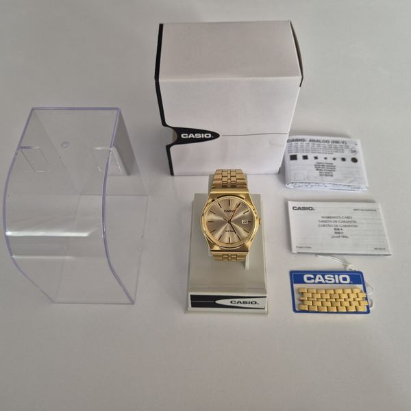 Casio MTP-B145G 35mm Gold PRX Shape | WatchCharts Marketplace