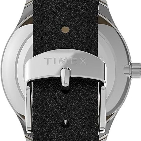 Timex TW2W15900 Women Modern Easy Reader Black Strap Mother of Pearl ...