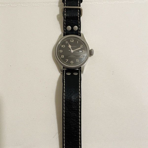 Hamilton Khaki H604551 Team Earth Harrison Ford Model Auto Black Men ...