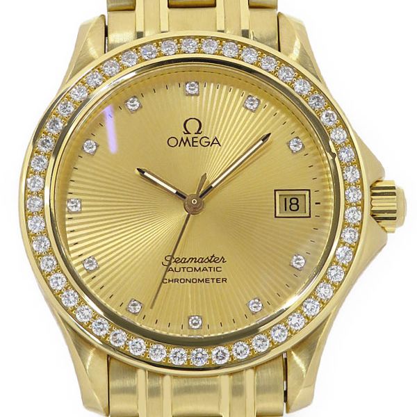 [OMEGA] Omega "Seamaster Chronometer Diamond" 2105.15 Men's automatic ...