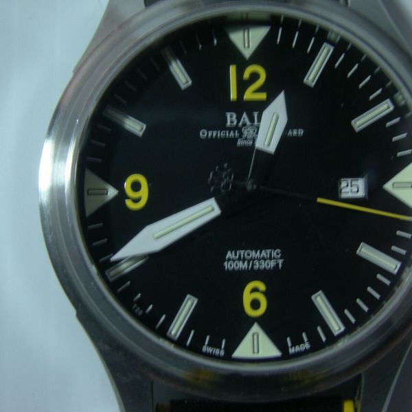 BALL FIREMAN II 43mm SWISS AUTOMATIC YELLOW NUMERALS | WatchCharts