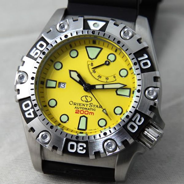 FS: Orient Star Air Diver's 200m Yellow Revolver WZ0371FD - SOLD ...