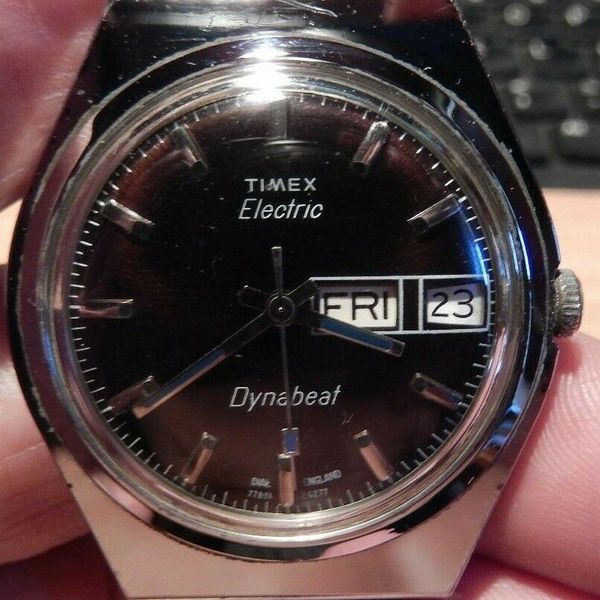 Vintage TIMEX Electric Dynabeat Men's 77851 26277 Day & Date | WatchCharts