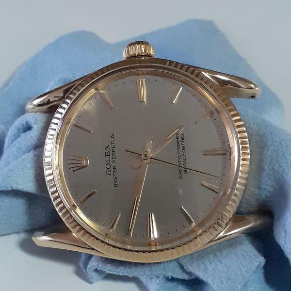Vintage Rolex Bombay 14K Yellow Gold Automatic Head Only Watch 1011 ...