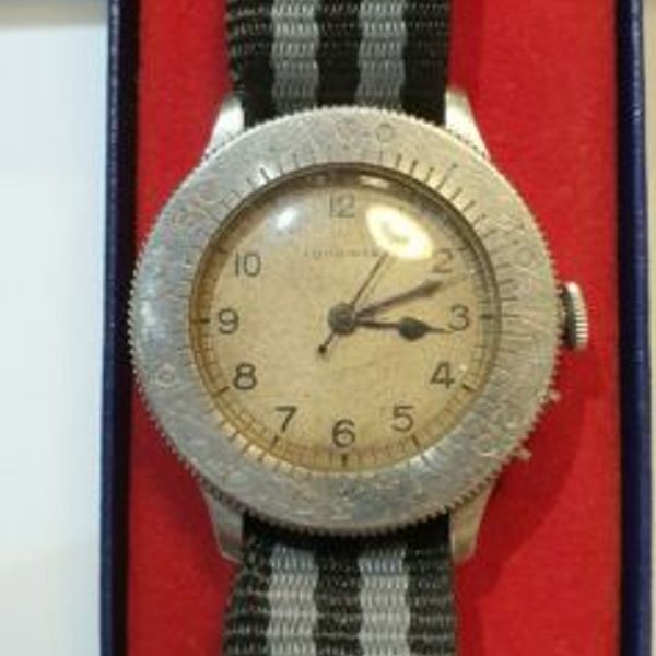 RARE VINTAGE 1940s BRITISH MILITARY AVIATORS PILOTS R.A.F LONGINES ...