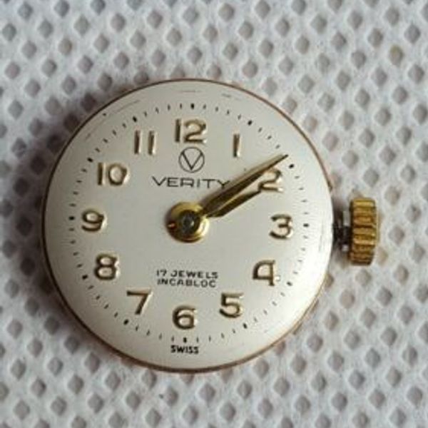 Vintage Verity 17 Jewels Incabloc Ladies Face And Movement Working ...