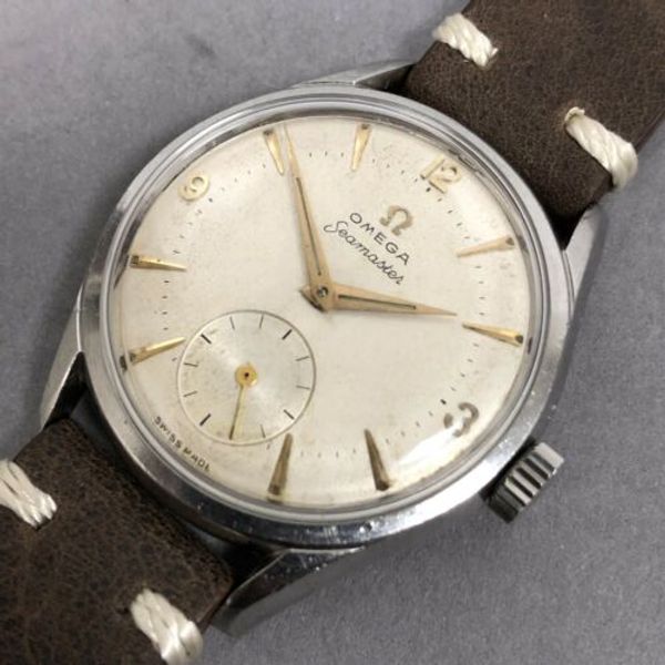 1956 OMEGA Seamaster Large 36mm Ref. 2891-1 Cal. 267 vintage wristwatch ...