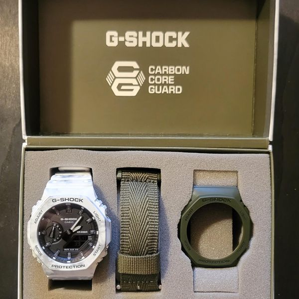 [WTS]Casio G-Shock GA-2100 Carbon Core Guard Box Set | WatchCharts