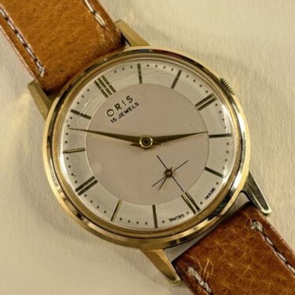 ORIS 15 Jewels Gold Vintage 1950â s Menâ s Manual Sub-Seconds Watch Cal. 461 | WatchCharts ...