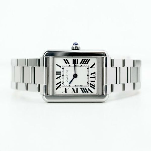 Cartier Tank Solo With Box & Receipt - Ref. W5200013 Quartz With 24.4mm ...