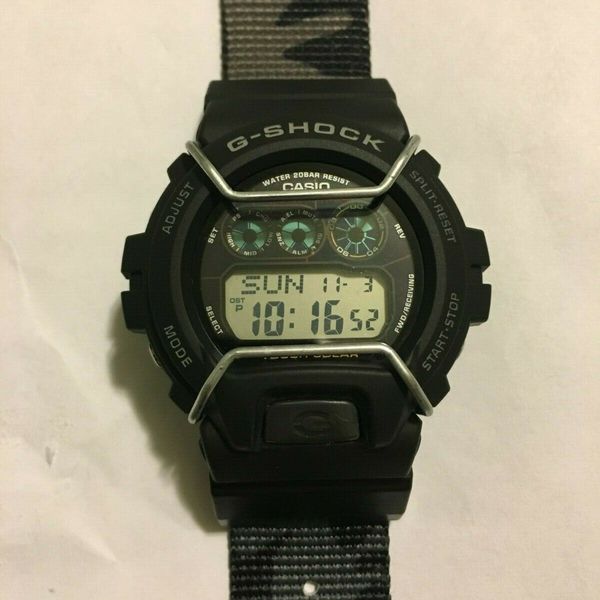 Casio G-Shock GW6900 Tough Solar w/ jaysandkays Bullbars, Camo Strap ...
