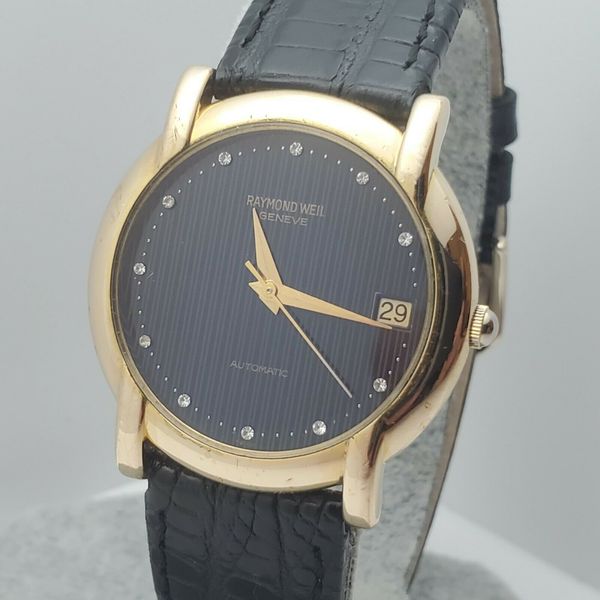 RAYMOND WEIL Geneve 2819 Men's Automatic watch 1980s swiss made Cal.ETA ...