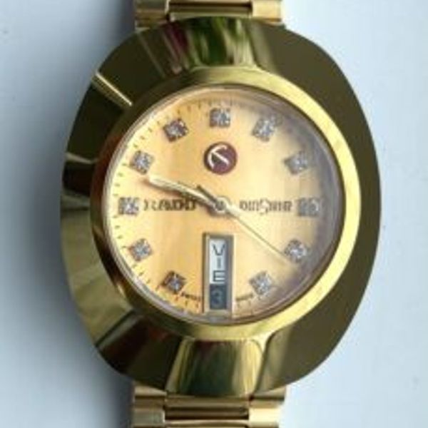 RADO DIASTAR AUTOMATIC 25 JEWELS MEN’S WATCH GOLD PLATED 2836 Rado ...