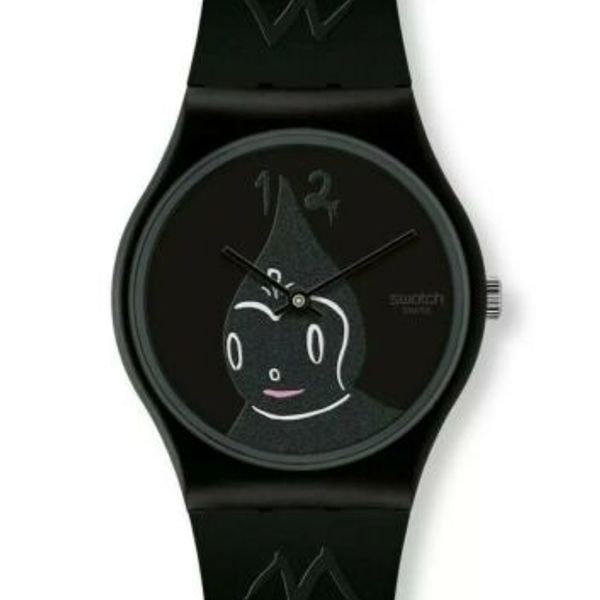 2011 Swatch watch MIDNIGHT MAGI (KIDROBOT SPECIAL) GB249 black, Gary ...