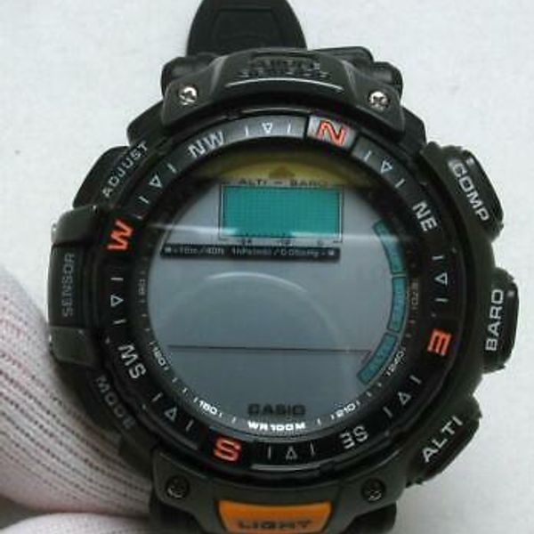 Casio Pathfinder PAG-40 2271 Compass Therm Barometer Watch Needs ...