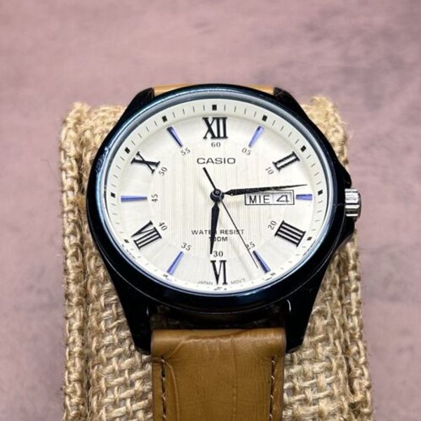 Casio Enticer MTP 1384 | Menâ s Analog Stainless Steel Watch With ...