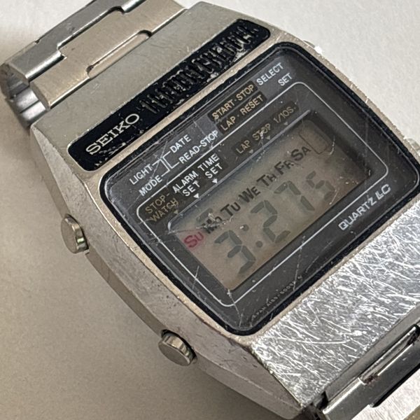 Vintage Seiko Digital Quartz LC Watch A159-5009-G All Working Well ...