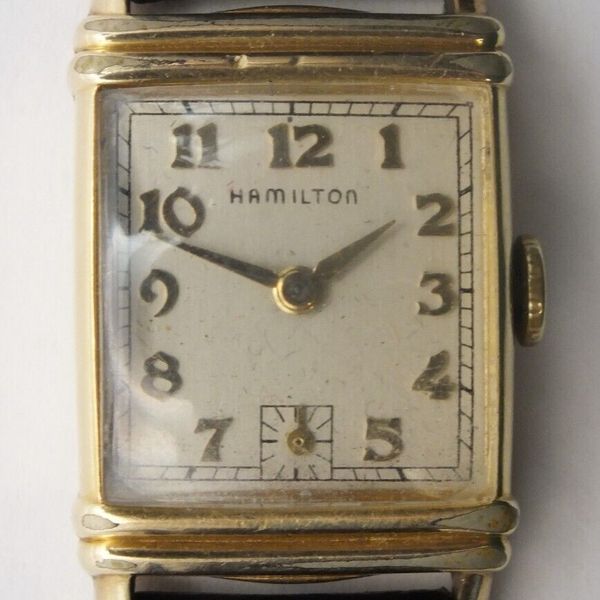 982 Hamilton 19 Jewel Lester Vintage 1945 Mens Wrist Watch Runs ...