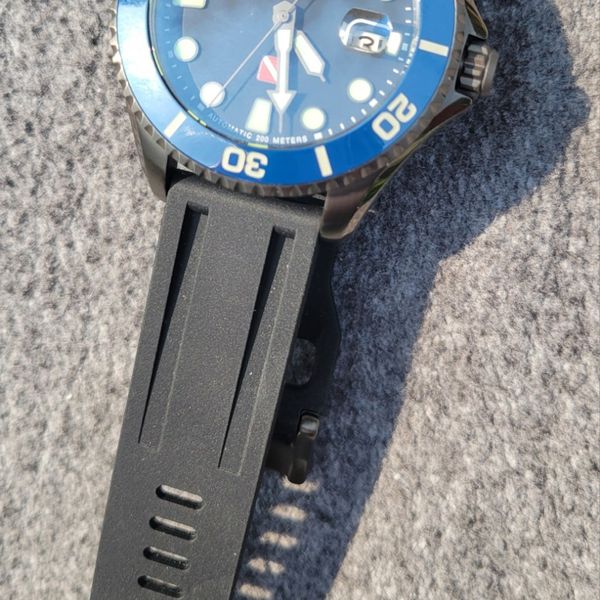 TIMEX Watch Deepwater Tiburon Automatic 43mm TW2W21100 Men's Black ...