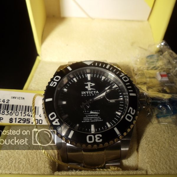 FS: INVICTA RESERVE GRAND DIVER SUPERLUMINOVA REDUCED | WatchCharts