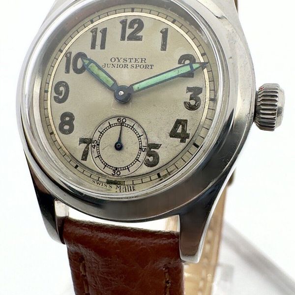 Rolex Oyster Junior Sport 1942 WW2 Era Vintage Watch Recent Service ...