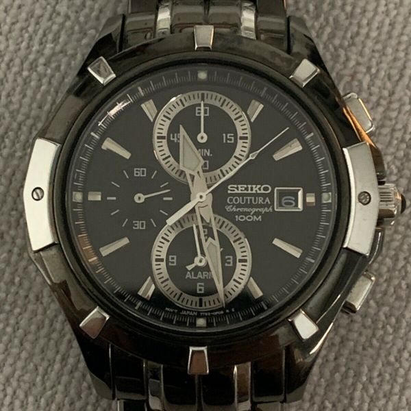 Seiko Coutura 7T62-0KX0 Chronograph Men's Watch | WatchCharts Marketplace