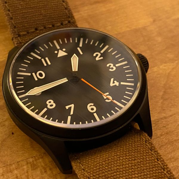 [WTS] Islander Black 42mm pilot watch | WatchCharts Marketplace