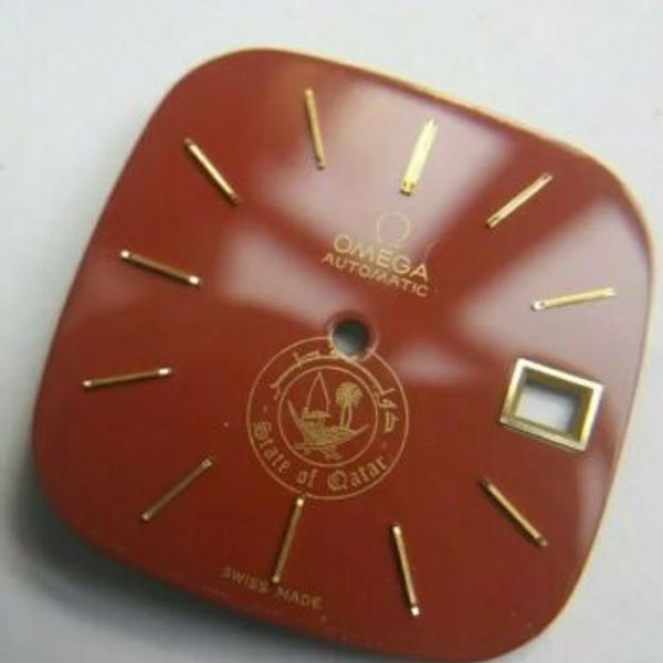 Omega dial laquer Qatar Quatar Crest Genuine Rare Qatar Logo Dial ...