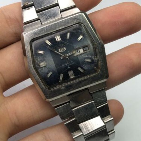 Vintage Seiko Square,6119-5460 Movement Automatic 21 Jewels, Dial ...