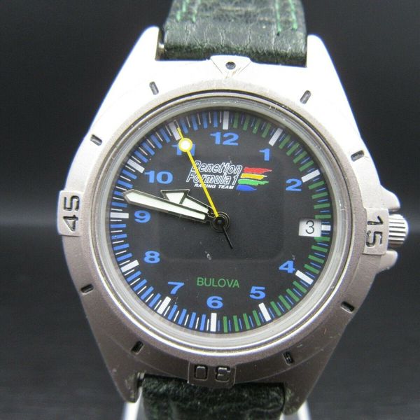 O682 ⭐⭐Vintage Benetton Formula 1 by Bulova " Quartz ⭐⭐ | WatchCharts
